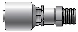MegaCrimp® Male SAE Inverted 45° Cone Coupling - Pipemore