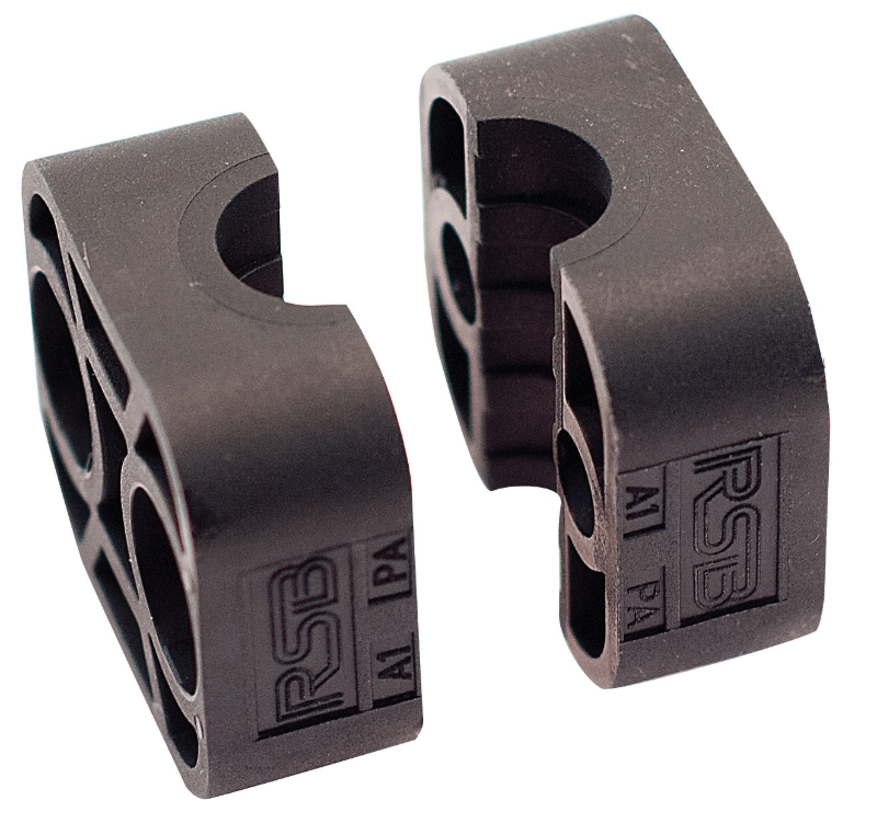 RSB® Single Standard Tube Clamp Jaws Polyamide 6 - Pipemore