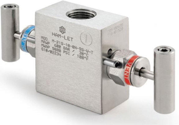 HAM-LET Astava 2 Way Remote Mount Manifold 156mm - Pipemore