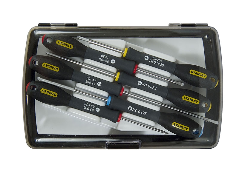 Stanley Tools FatMax Precision Screwdriver Set of 6 Pieces - Pipemore